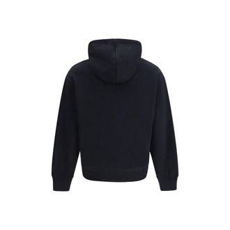 Maison Kitsun&eacute; Mens Black Cotton Sweatshirt Clothing