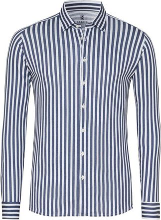DeSoto Softes Jerseyhemd mit Streifenmuster und Kentkragen in