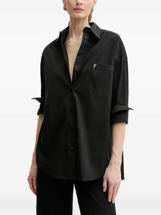 Fracomina t-shirt &agrave; logo - Noir