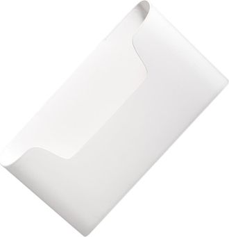 SOLUSTRE Selbstklebender Wand organizer Aufbewahrungsbox Wandhalterung Aufbewahrung für Zahnbürste Kosmetik Bad Utensilien Kompakt Platzsparend Weiß ohne Bohre