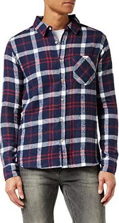 Soul Star TIRTA Chemise Casual, Noir (Noir 1f2a3e), 17.5 (Size:X-Large) Homme