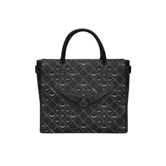 Zadig&Voltaire Angel Tote Monogram Tasche - - Bags - Damen - Schwarzk - ONE SIZE