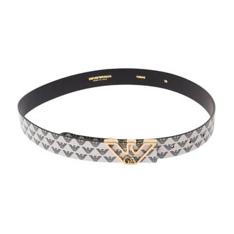 Emporio Armani Elegantes PVC-G&uuml;rtel - - Accessories - Damen - Wei&szlig; - 85 CM