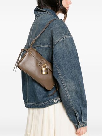 Chlo&eacute; Leather Shoulder Bag - Brown