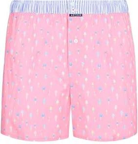 Arthur Caleçon Homme avec Suspensoir Le Club n°1154 - Coupe Américaine - Empiècement Anti-Frottement - Coton Issu de lagriculture Biologique - Fraise - Taill