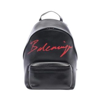 Balenciaga Pre-owned Everyday Backpack Sac &agrave; dos en cuir - Femme - Pre-owned - Noir - Taille: ONE Size