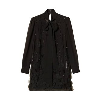 Twinset Robe - Femme - Robes - Noir - Taille: 40 FR