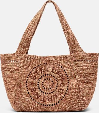 Stella McCartney Tote aus Raffiabast