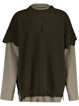 Givenchy Klassischer Pullover - Gr&uuml;n