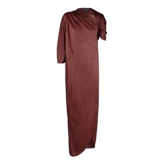Cortana Femme, Robes, Rouge, Taille: 36 FR Robe Longue Ocaso en Satin