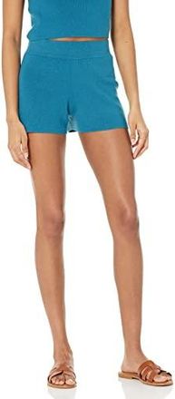 The Drop Marta Short de survêtement ultra doux à enfiler pour Femme, 3XL Grande taille, Saphir bleu