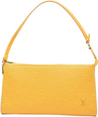 Louis Vuitton Hobo Bags - Epi Pochette Accessoires - Gr. unisize - in Gelb - f&uuml;r Damen