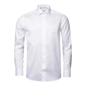 Eton Homme, Chemises, Blanc, Taille: 3XL Chemise Twill Blanche Slim Fit
