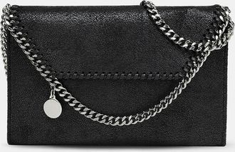Stella McCartney Falabella Wallet Crossbody Bag, Woman, Black
