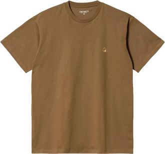 Carhartt Work in Progress Homme, Tops, Brun, Taille: XL Chase T-Shirt