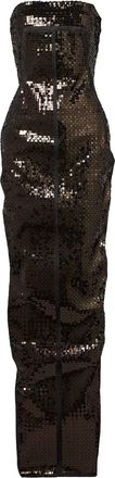 Rick Owens Maxikleid Mit Pailletten