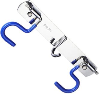 Angoily Edelstahl Wandmontierter Mopphalter mit Starkem Griff für Besen Stielhalter Organizer für Garten Küche Garage Badezimmer