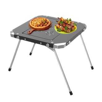 Generico Camping-Klapptisch, multifunktionales und klappbares Picknickzubeh&ouml;r, Beistelltisch f&uuml;r Camping, f&uuml;r Treffen von Freunden, Garten, Sport, Haus, Terras