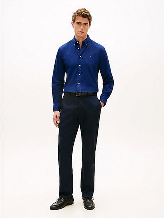 Tommy Hilfiger Chino droit Denton &agrave; texture alv&eacute;ol&eacute;e
