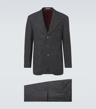 Brunello Cucinelli Anzug aus Seide, Wolle und Kaschmir