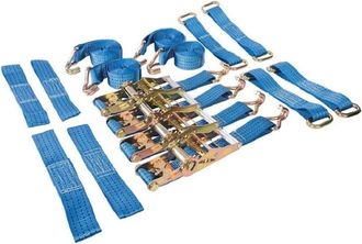 Silverline Verzurrungszubeh&ouml;r f&uuml;r Pkw mit Leichtmetall- oder Stahlfelgen Nennleistung: 2000 kg, Zurrkraft: 4000 kg