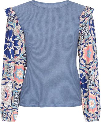 Faina Bluse Frauen Blau