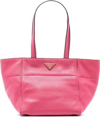 Prada Shopper - Vitello Daino Tote - Gr. unisize - in Gold - f&uuml;r Damen