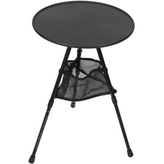 Cabilock HONITANO Leichter Faltbarer Runder Campingtisch aus Aluminiumlegierung H&ouml;henverstellbar Tragbar f&uuml;r Picknick Wandern Outdoor aktivit&auml;ten mit Stabilem 