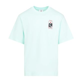 Casablanca Multicolor T-Shirt f&uuml;r M&auml;nner - - Tops - Herren - Gr&uuml;n - S