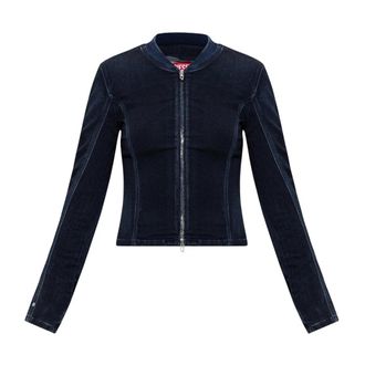 Diesel De-Gary-D Jogg Sweatshirt - - Jackets - Damen - Blau - S