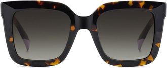 Missoni Eckige Sonnenbrille in Schildpattoptik - Schwarz