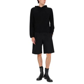Our Legacy Gestrickter Hoodie - - Sweatshirts & Hoodies - Herren - Schwarzk - XS