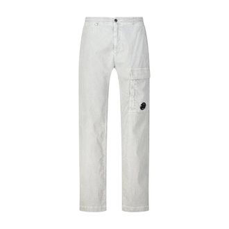 C.P. Company C.p. Company, Homme, Pantalons, Blanc, Taille: XL Pantalon cargo en velours côtelé