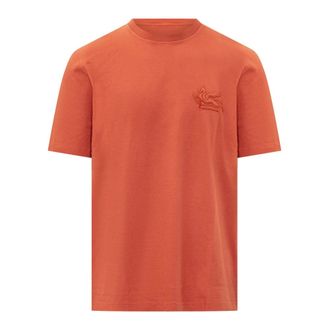 Etro Homme, Tops, Rouge, Taille: M T-Shirt Roma
