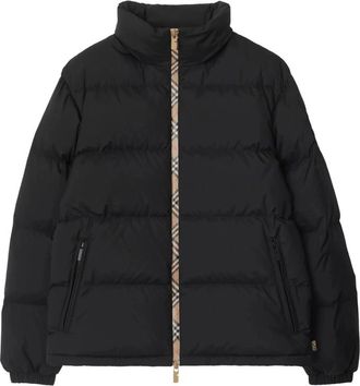 Burberry Checker-tape Snowdon Puffer Jacket