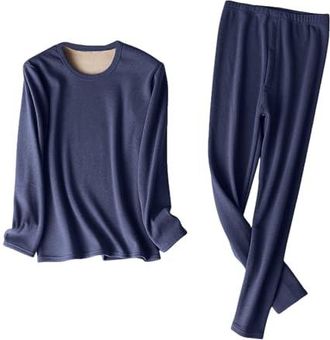 Generic Pyjama Homme Hiver Pyjama Polaire Homme Flanelle Fermeture &Eacute;clair Int&eacute;grale Hiver Nuits Douillettes et D&eacute;tente Confortable &agrave; Domicile