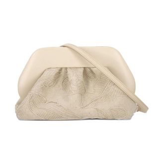 Themoir&egrave; Tia Gathered Clutch - - Bags - Damen - Beige - ONE SIZE