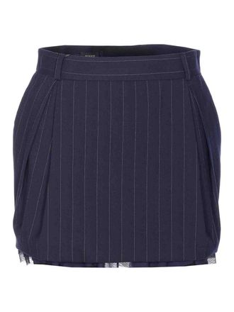 Pinko Mini Jupe - Bleu