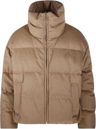 Max Mara Femme, Vestes, Brun, Taille: 38 FR Diego Short Quilted Jacket