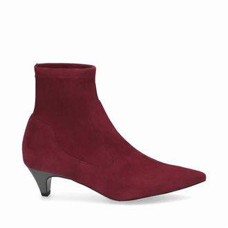 Peter Kaiser Damen - Stiefeletten 75317 in rot Rauleder
