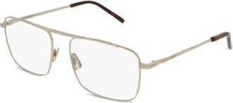 Saint Laurent Eyewear lunettes de vue à monture rectangulaire - Marron