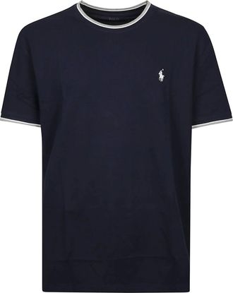 Polo Ralph Lauren Homme, Tops, Bleu, Taille: L Logo T-Shirt