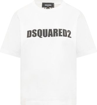 Dsquared2 t-shirt &agrave; logo imprim&eacute; - Blanc