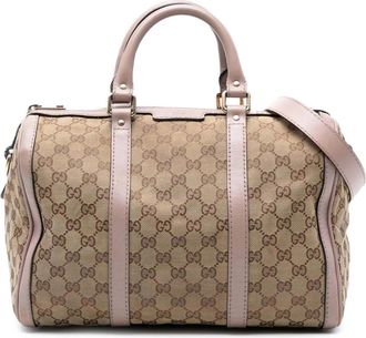 Gucci Hobo Bags - Medium GG Canvas Joy Boston Bag - Gr. unisize - in Braun - für Damen