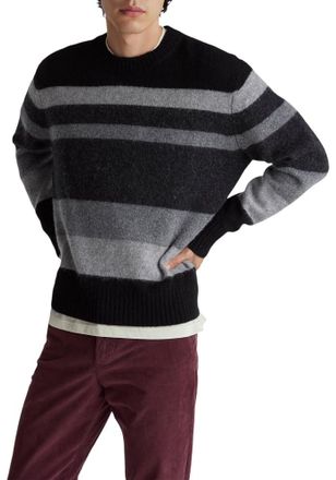 Benetton Herren Maglia G/C M/L 103mk10ar Pullover, Schwarz, XL