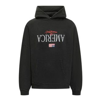 Willy Chavarria Herren, Sweatshirts & Hoodies, Schwarzk, LGr&ouml;&szlig;e