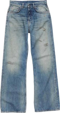 Acne Studios Femme, Jeans, Bleu, Taille: W27 Jean D&eacute;tails Us&eacute;s