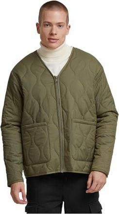 Urban Classics Tb7248-padded Quilting Jacket Vestes l&eacute;g&egrave;res, Olive, XL Hommes