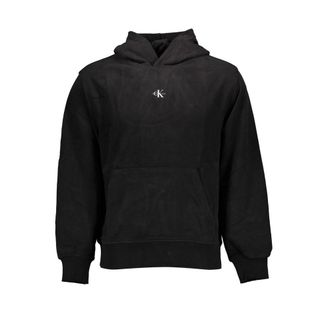 Calvin Klein Schwarzes Baumwoll-Herrenhoodie