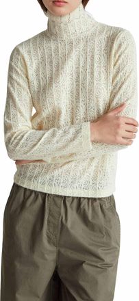 Benetton Damen Blusa 5w77dq0at Hemd, beige, Large